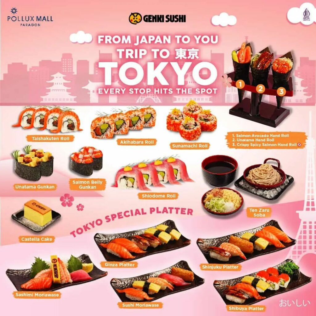 FROM JAPAN TO YOU: TRIP TO TOKYO WITH GENKI SUSHI – Pollux Malls