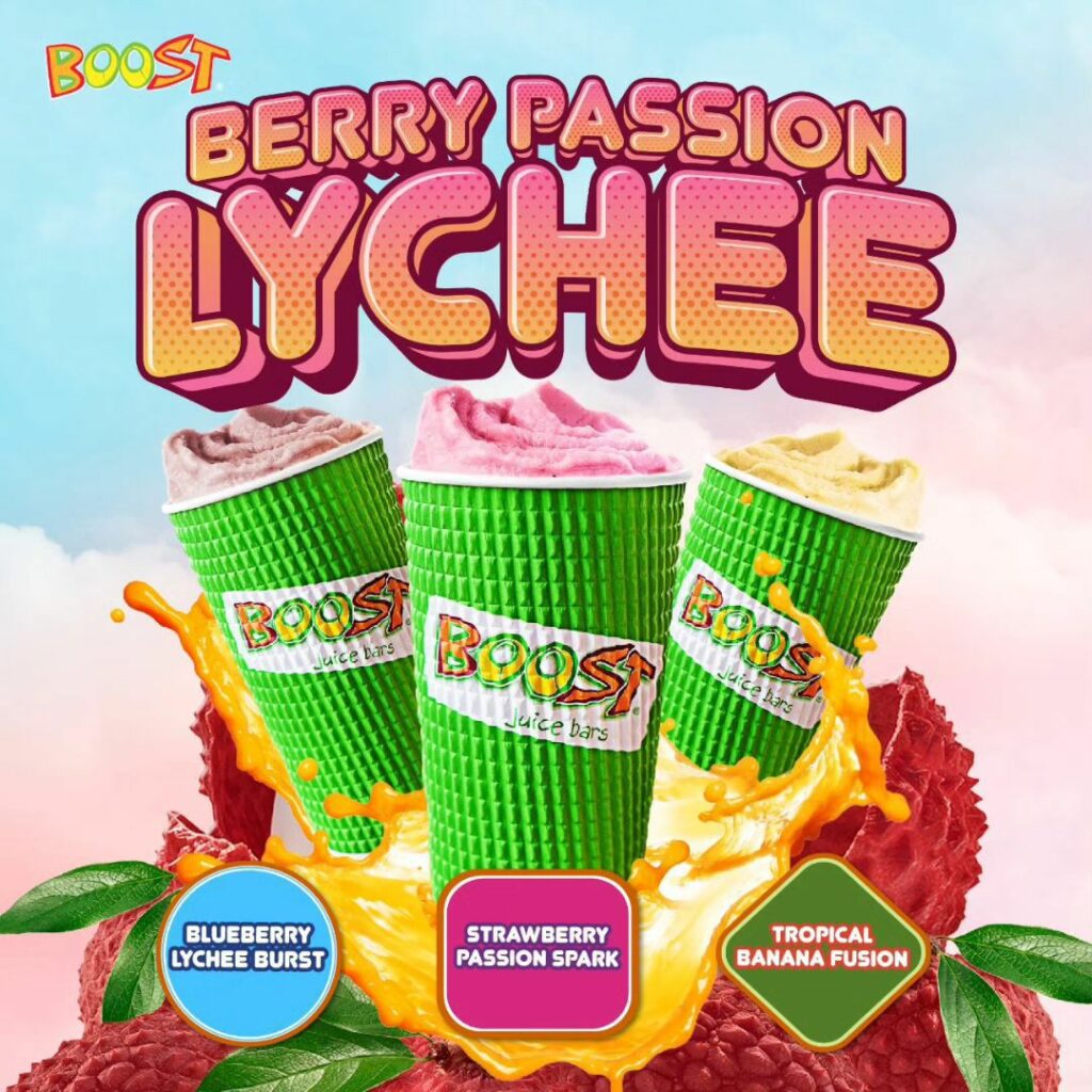 BOOST Berry Passion Lychee! – Pollux Malls