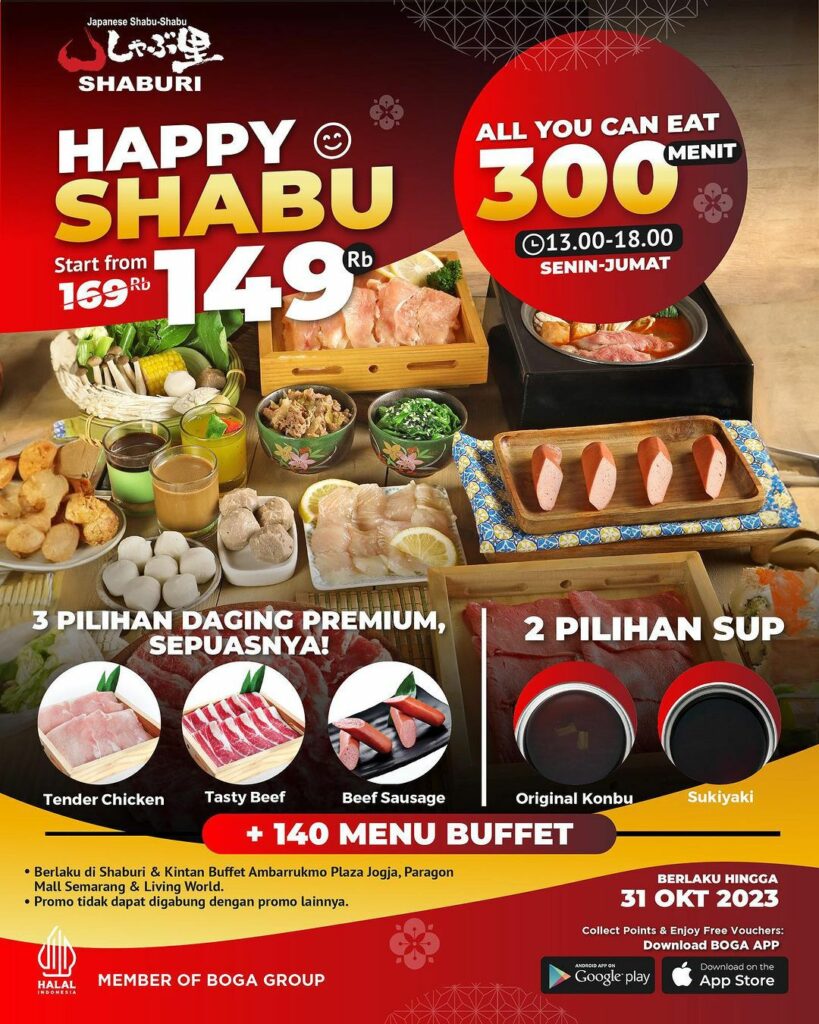 KINTAN BUFFET & SHABURI HAPPY SHABU PACKAGE ! – Pollux Malls