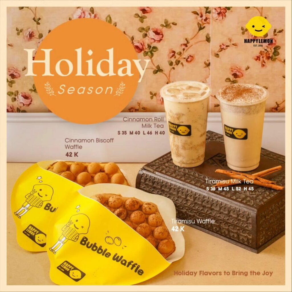 HAPPY LEMON HOLIDAY MENU! – Pollux Malls
