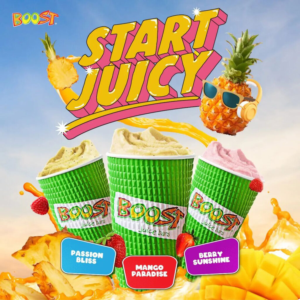 BOOST JUICE NEW MENU! – Pollux Malls