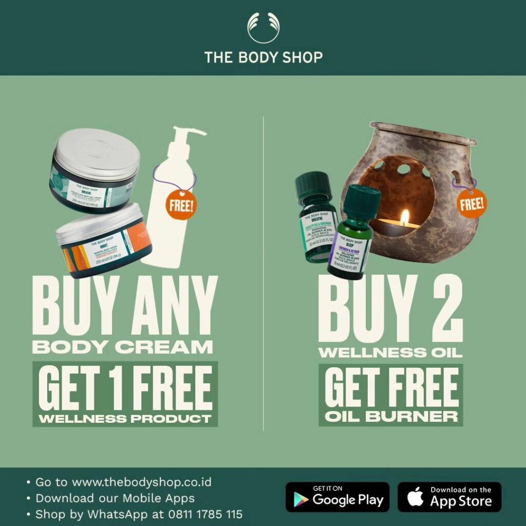 THE BODY SHOP SPECIAL WELLNESS PROMO! – Pollux Malls